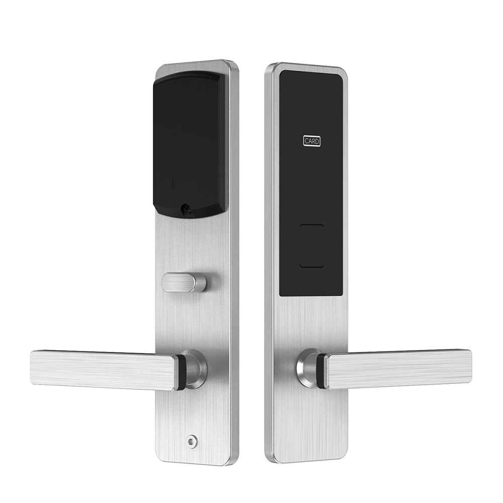 Swiping Key Card Electronic Smart Door Handle Lock