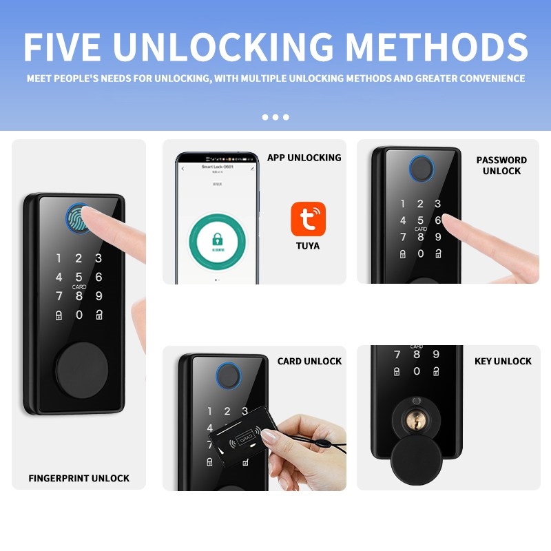 Advanced Intelligent Fingerprint Door Lock for Families & 办事处